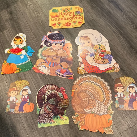 Holiday | Vintage Die Cut Thanksgiving Decorations | Poshmark
